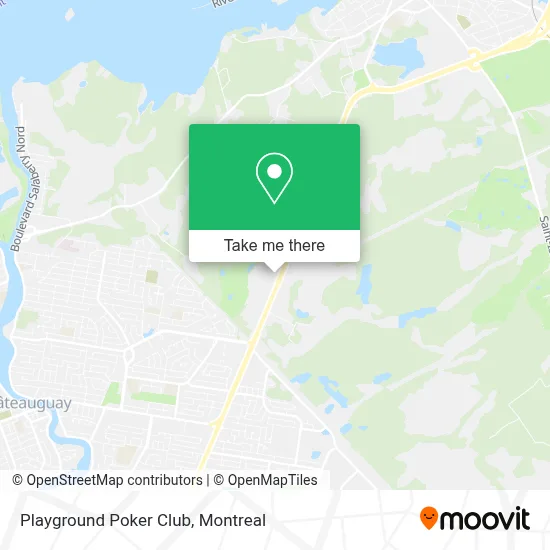 How to Get to Playground Poker Club in Kahnawake 14 by Bus or Metro?