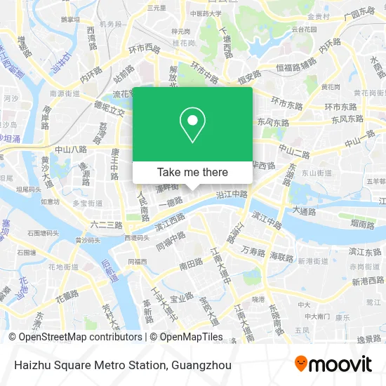 How to Get to Haizhu Square Metro Station in People's Street by Metro ...
