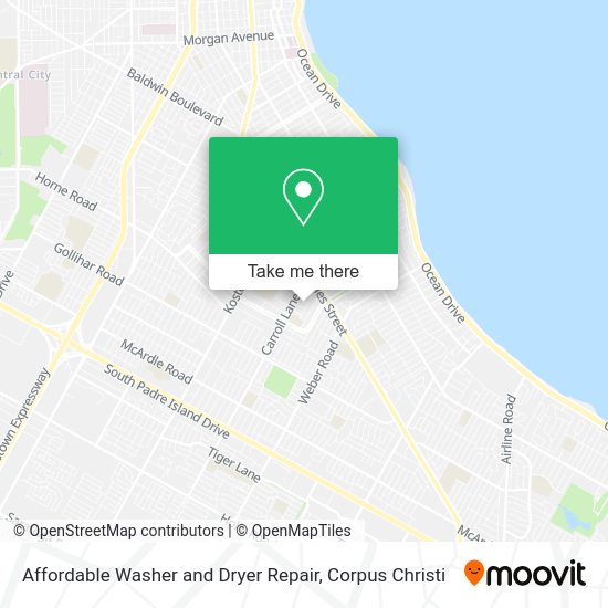 ¿Cómo llegar a Affordable Washer and Dryer Repair en Corpus Christi en ...