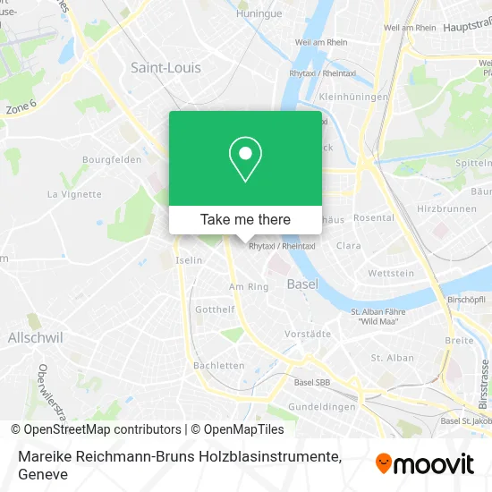 Comment aller à Mareike Reichmann-Bruns Holzblasinstrumente à Genève en ...