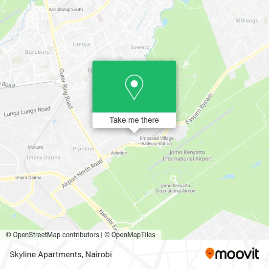 How to Get to Skyline Apartments in Embakasi by Bus?