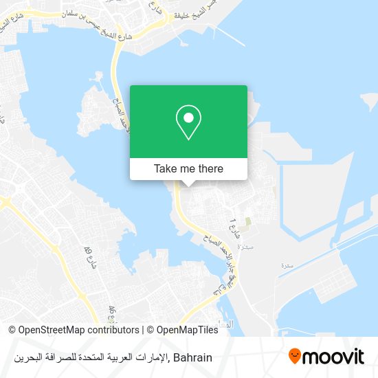 How to get to الإمارات العربية المتحدة للصرافة البحرين in Sitra by bus?