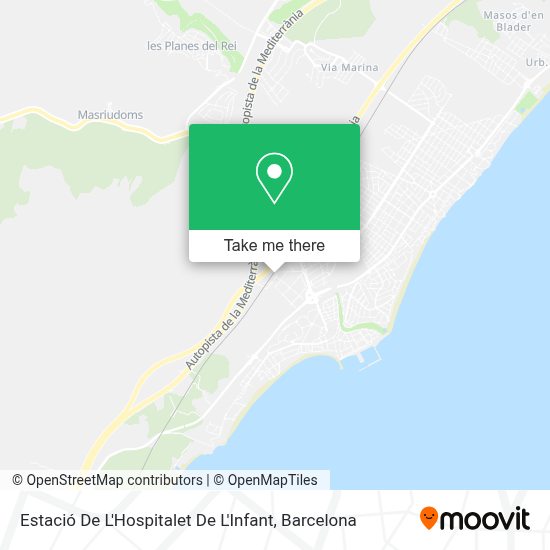 How to get to Estació De L'Hospitalet De L'Infant in Vandellòs I L ...