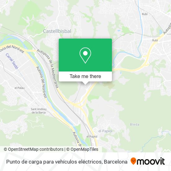 How to get to Punto de carga para vehículos eléctricos in Castellbisbal ...