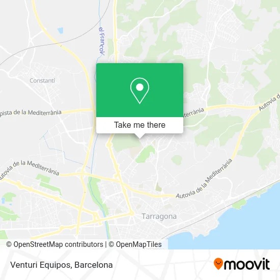 How to Get to Venturi Equipos in Barcelona by Bus or Train?