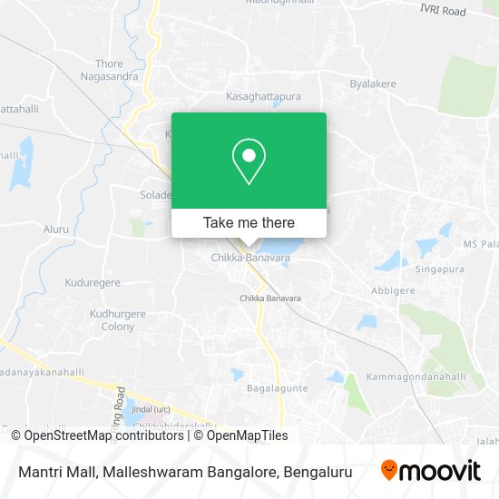 How to Get to Mantri Mall, Malleshwaram Bangalore in Bengaluru by Bus?