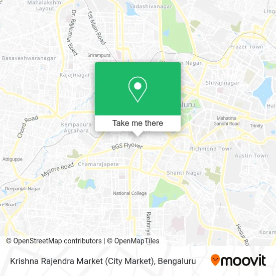 How to Get to Krishna Rajendra Market (Krishnarajendra (City) Market ...