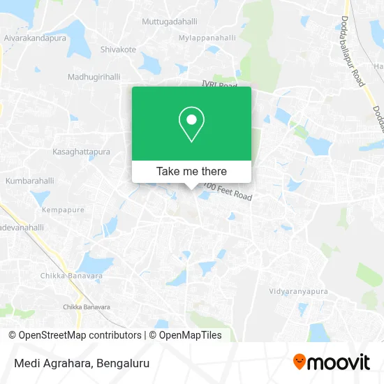 How to Get to Medi Agrahara in Bengaluru by Bus?