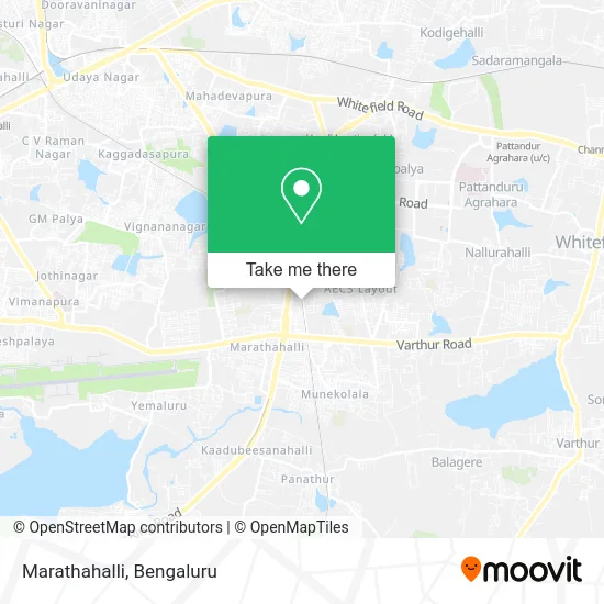 How to Get to Marathahalli in Bengaluru by Bus or Metro?