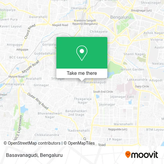 How to Get to Basavanagudi by Bus or Metro?