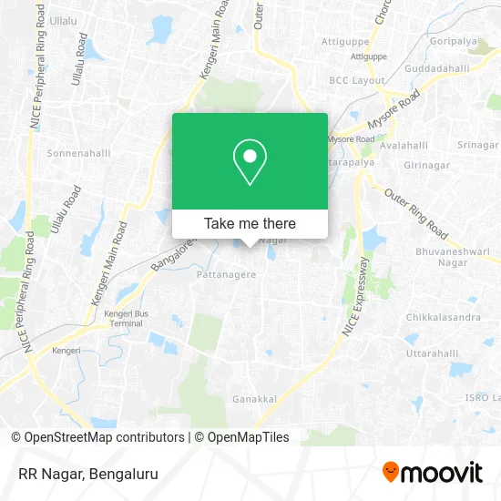 How to Get to RR Nagar in Bengaluru by Bus or Metro?