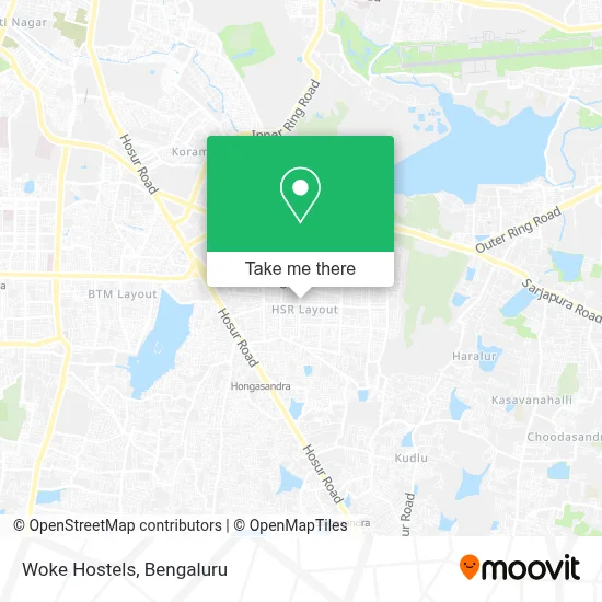 How to Get to Woke Hostels in Bengaluru by Bus or Metro?