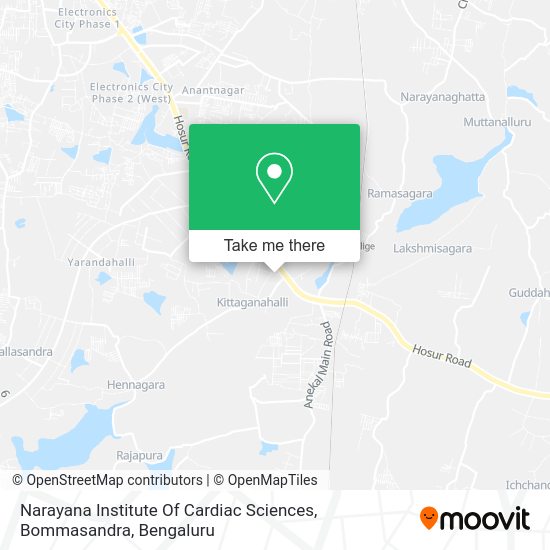 How to Get to Narayana Institute Of Cardiac Sciences, Bommasandra in ...