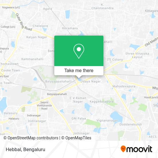 How to Get to Hebbal in Bengaluru by Bus or Metro?