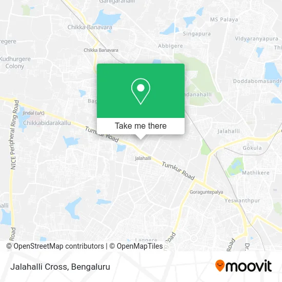 How to Get to Jalahalli Cross in Bengaluru by Bus or Metro?