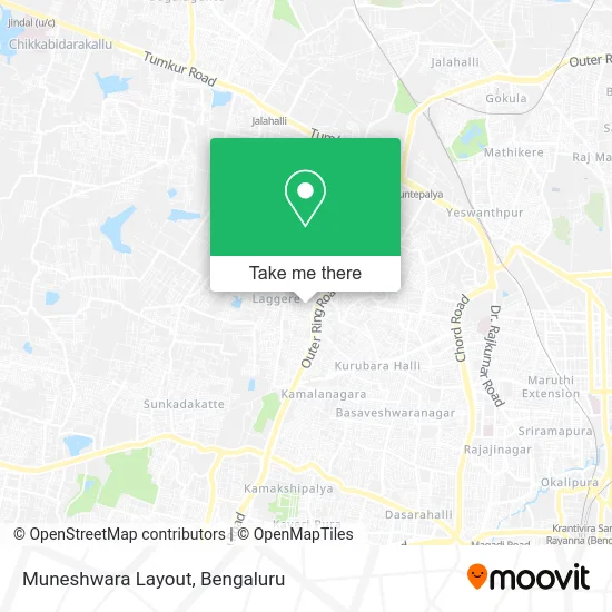 How to Get to Muneshwara Layout in Bengaluru by Bus or Metro?