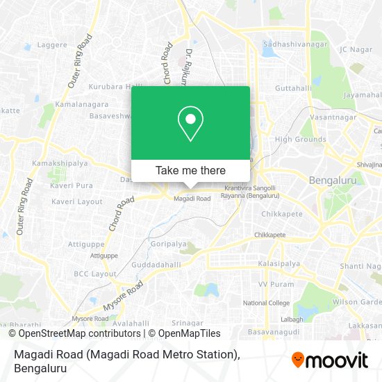 How to Get to Magadi Road (Magadi Road Metro Station) in Vijayanagara ...