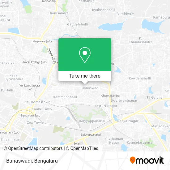 How to Get to Banaswadi by Bus?