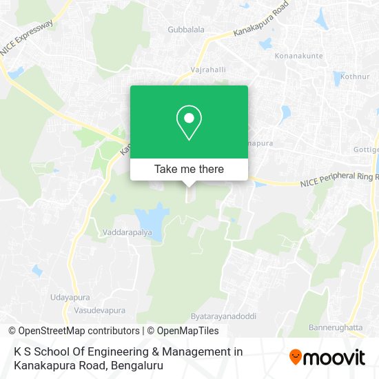 How to Get to K S School Of Engineering & Management in Kanakapura Road ...
