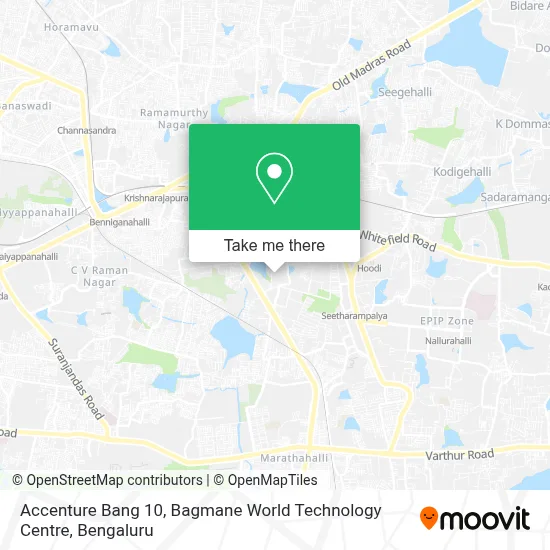 How to Get to Accenture Bang 10 , Bagmane World Technology Centre in ...