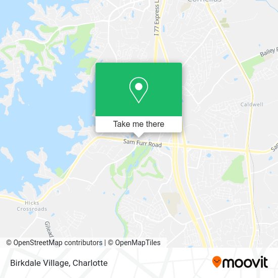 How to Get to Birkdale Village in Huntersville by Bus?