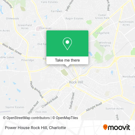 ¿Cómo llegar a Power House Rock Hill en Charlotte en autobús o tren ligero?