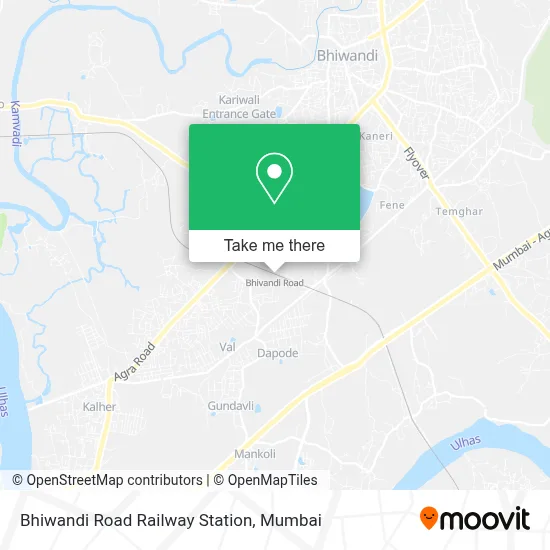 How to Get to Bhiwandi Road Railway Station in Bhiwandi Rural(St) by Bus?