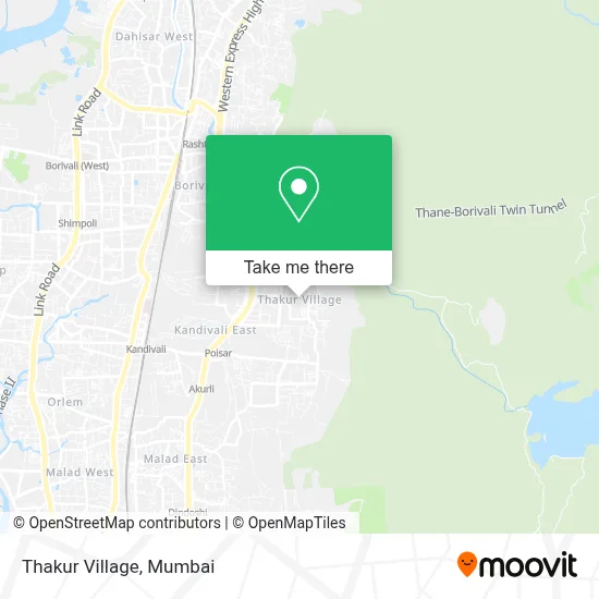 How to Get to Thakur Village in Borivali East by Bus, Metro or Train?