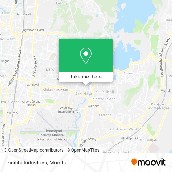 How to Get to Pidilite Industries in Andheri East by Bus or Metro?