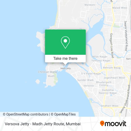 How to Get to Versova Jetty - Madh Jetty Route in Malad West by Bus ...