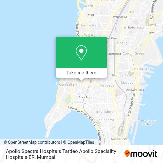 How to Get to Apollo Spectra Hospitals Tardeo Apollo Speciality ...