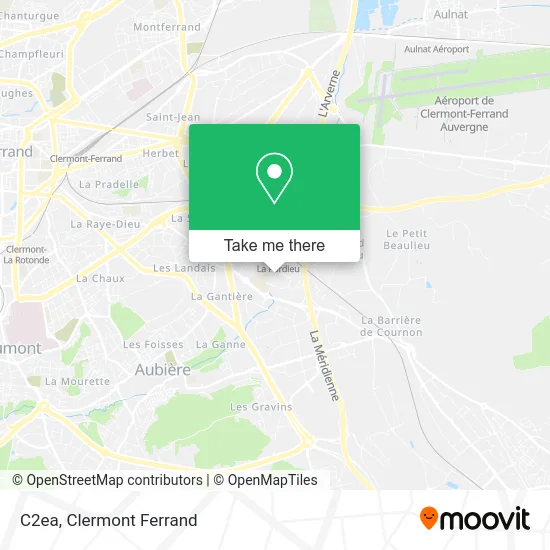 How to Get to C2ea in Clermont-Ferrand by Bus, Train or Light Rail?