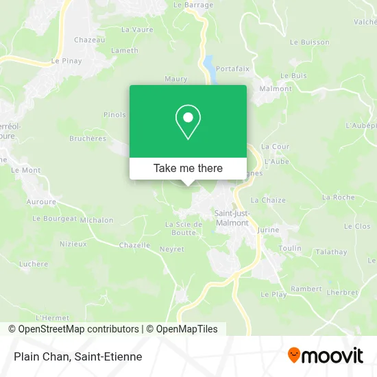 How to Get to Plain Chan in Yssingeaux by Bus or Light Rail?