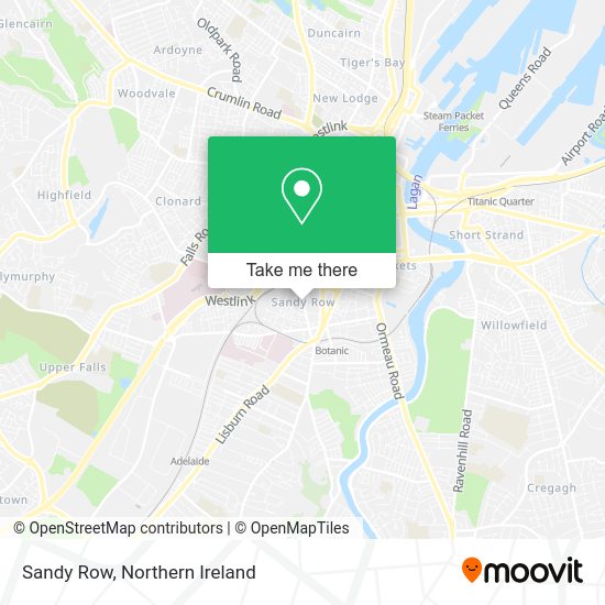How to Get to Sandy Row in Belfast by Bus?
