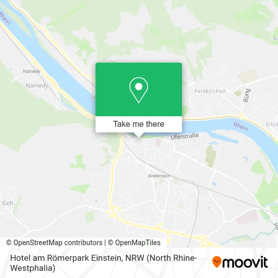 How to Get to Hotel am Römerpark Einstein in Andernach by Train, Bus or ...