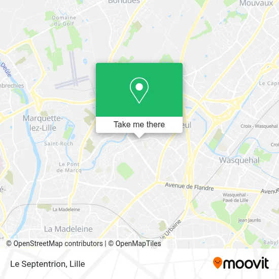 ¿Cómo llegar a Le Septentrion en Marcq-En-Barœul en autobús, metro o ...