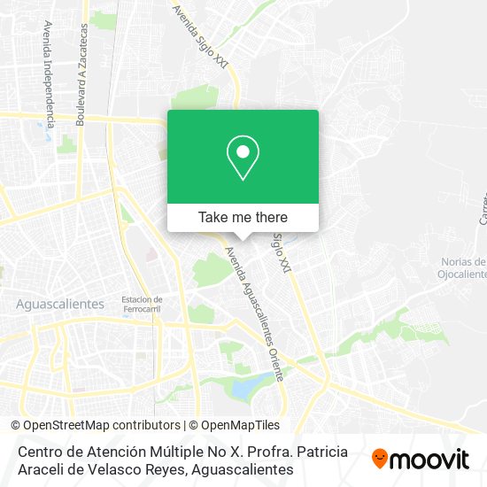 ¿Cómo llegar a Centro de Atención Múltiple No X. Profra. Patricia ...