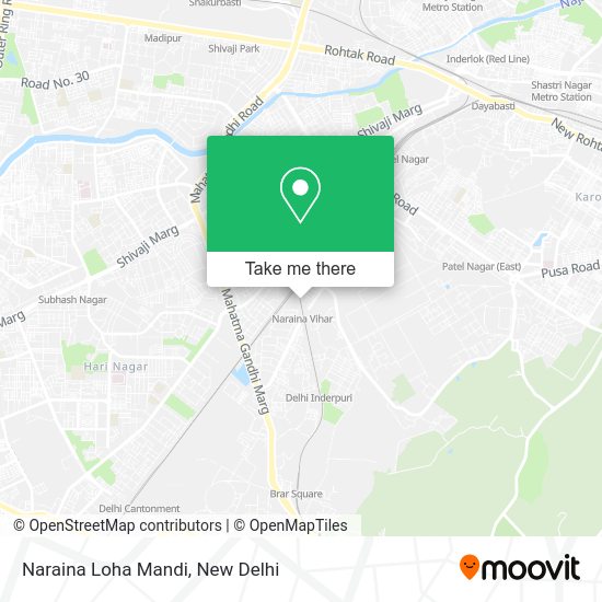 How to Get to Naraina Loha Mandi in Delhi by Bus, Metro or Train?