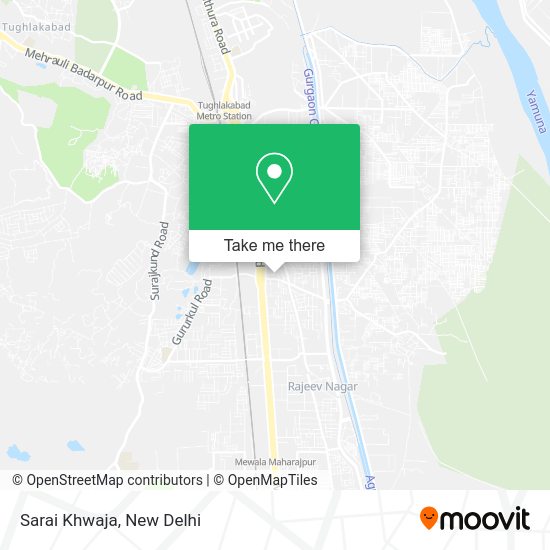 How to Get to Sarai Khwaja in Faridabad by Metro, Bus or Train?