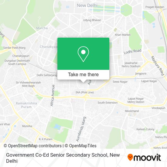 How to Get to Govt. Co-Ed. SR. Sec. School in Delhi by Bus, Metro or Train?