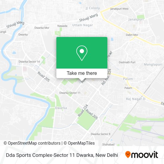 How to Get to Dda Sports Complex-Sector 11 Dwarka in Delhi by Bus or Metro?