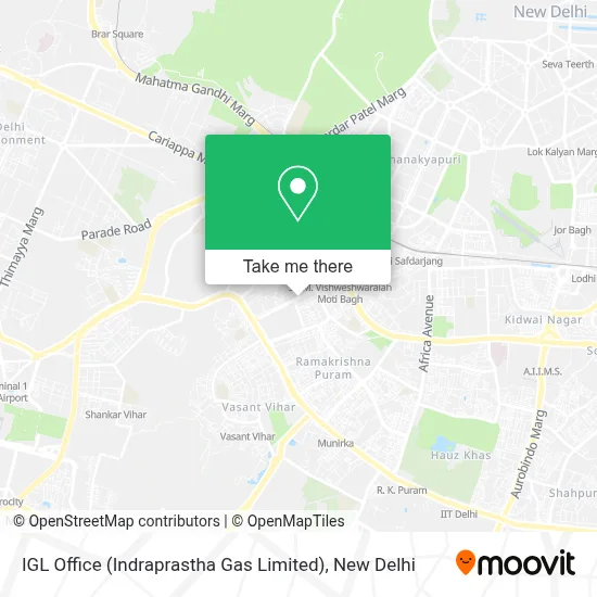 How to Get to IGL Office (Indraprastha Gas Limited) in Delhi by Bus ...