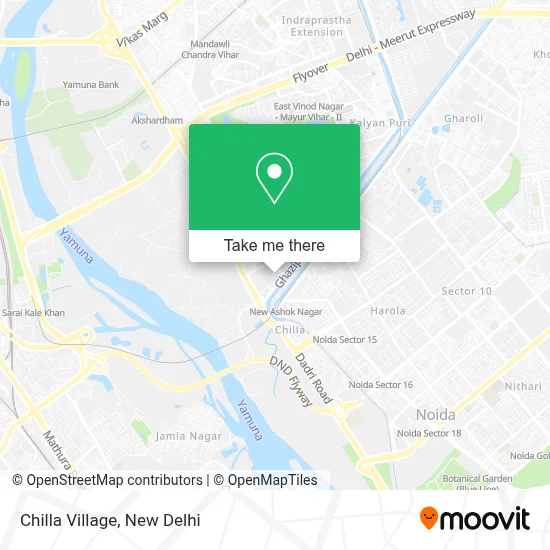 How to Get to Chilla Village in Delhi by Bus, Metro or Train?