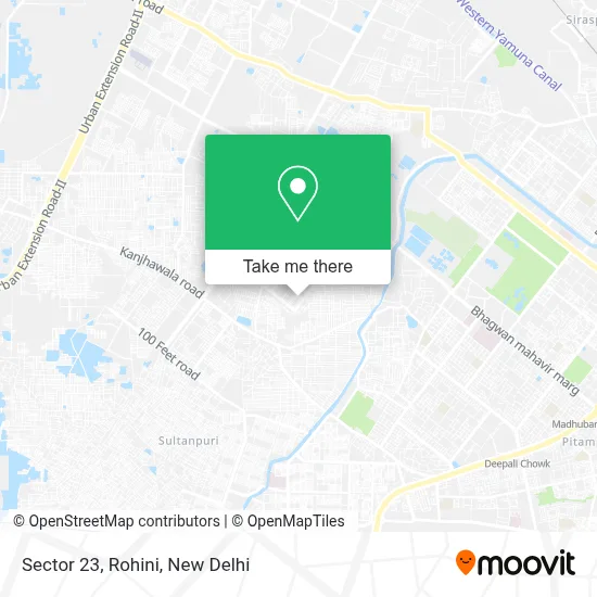 How to Get to Sector 23, Rohini in Delhi by Bus or Metro?