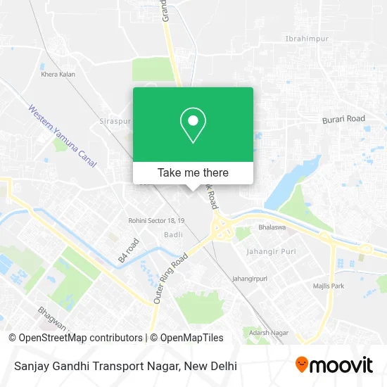 How to Get to SANJAY GANDHI TRANSPORT NAGAR in Delhi by Bus, Metro or ...