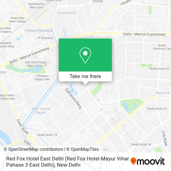 How to Get to Red Fox Hotel East Delhi (Red Fox Hotel-Mayur Vihar ...