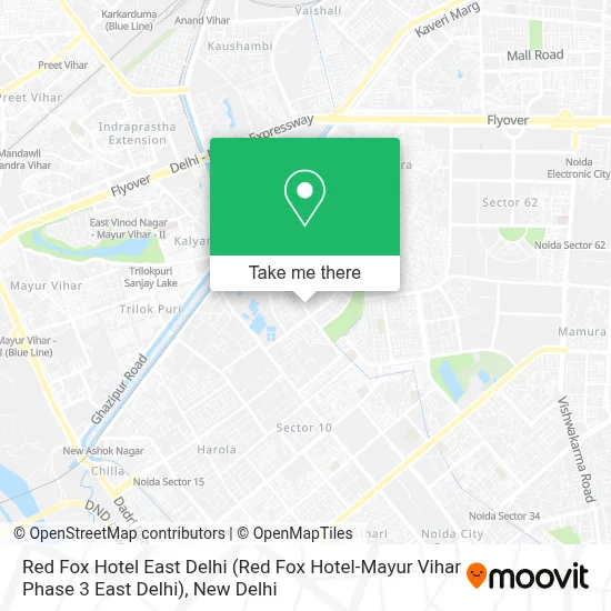 How to Get to Red Fox Hotel East Delhi (Red Fox Hotel-Mayur Vihar ...