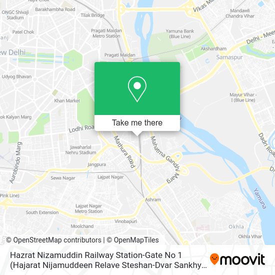 How to Get to Hazrat Nizamuddin Railway Station-Gate No 1 (Hajarat ...