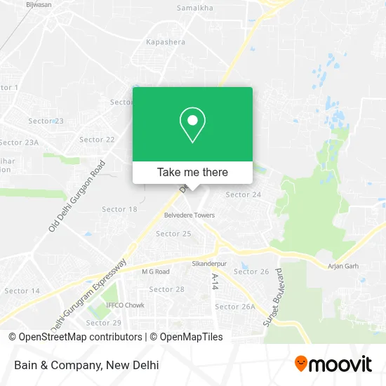 How to Get to Bain & Company in Gurgaon by Bus or Metro?