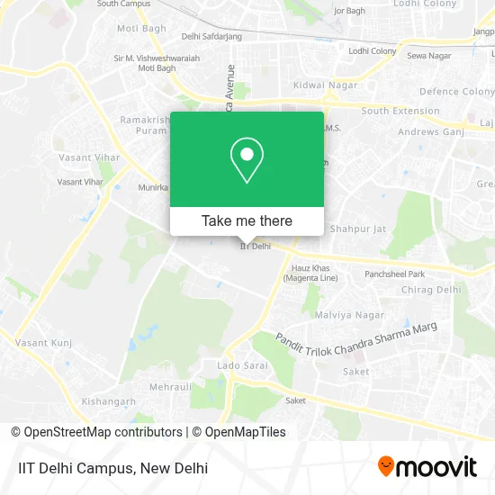 How to Get to Iit Delhi Campus by Metro or Bus?